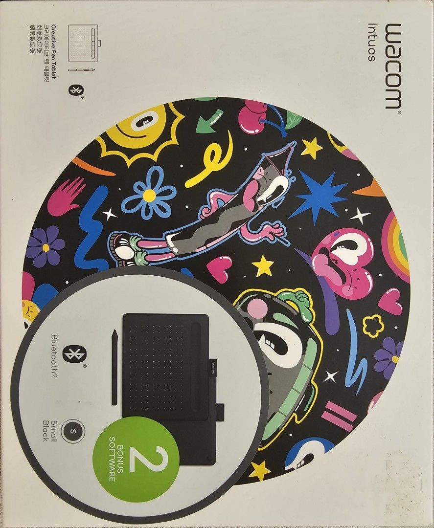Wacom CTL-4100/CTL-4100WL Intuos Black with Bluetooth, Computers & Tech ...