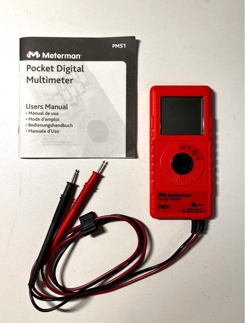 Wavetek Meterman Pocket Digital Multimeter (new), Furniture & Home Living, Home Improvement ...