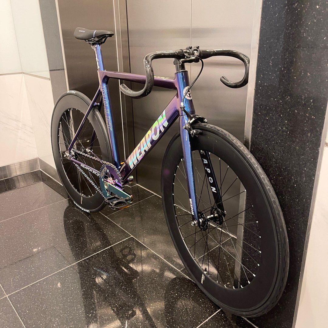 Weapon fixie bike/frame set $790/complete bike $1090/fixie gear bike ...