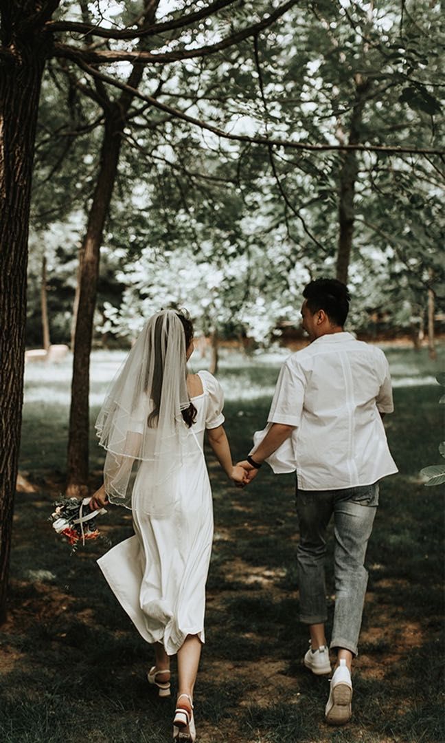 White Wedding Dress ROM Dress Wedding Gown Women Lady Girl Marriage ...