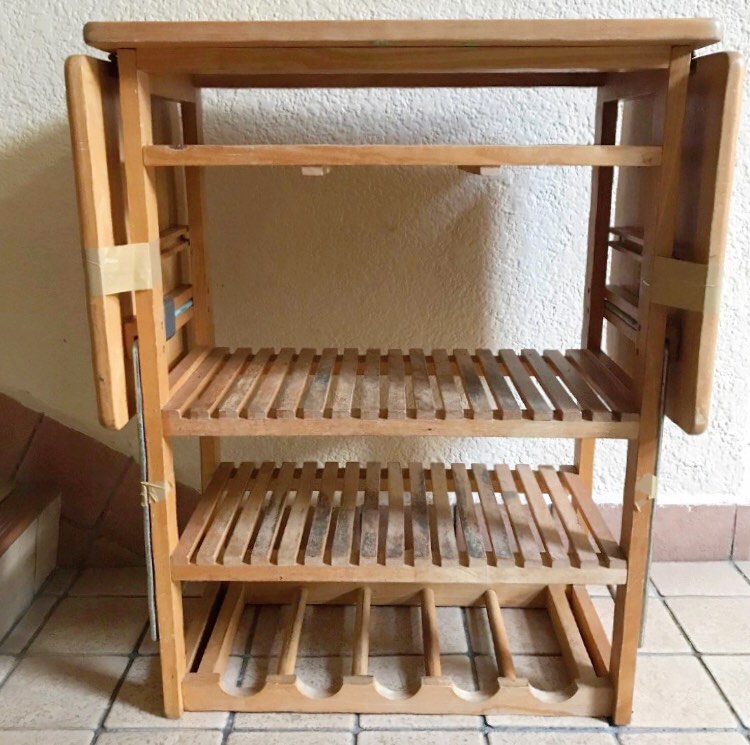 Wooden Shelf Rack with Table Top, Furniture & Home Living, Furniture ...