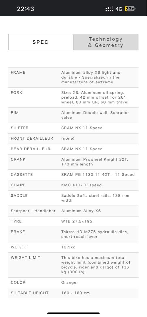 XDS knight 600, Sports Equipment, Bicycles & Parts, Bicycles on Carousell