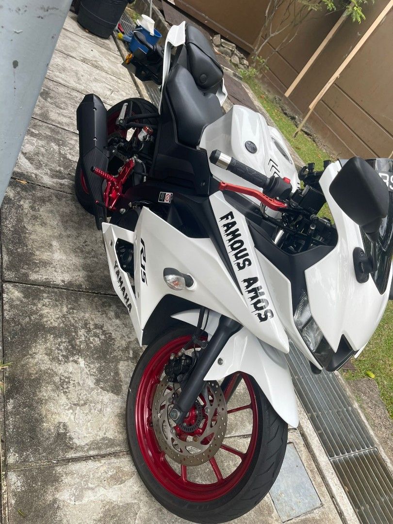 Yamaha R15 V3, Motorcycles, Motorcycles for Sale, Class 2B on Carousell