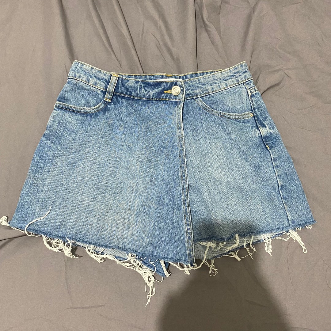 Zara authentic denim skort on Carousell