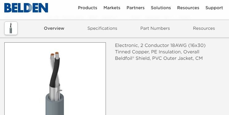 02 x 3 metres Belden 8760 professional foil-shielded XLR audio cable ...