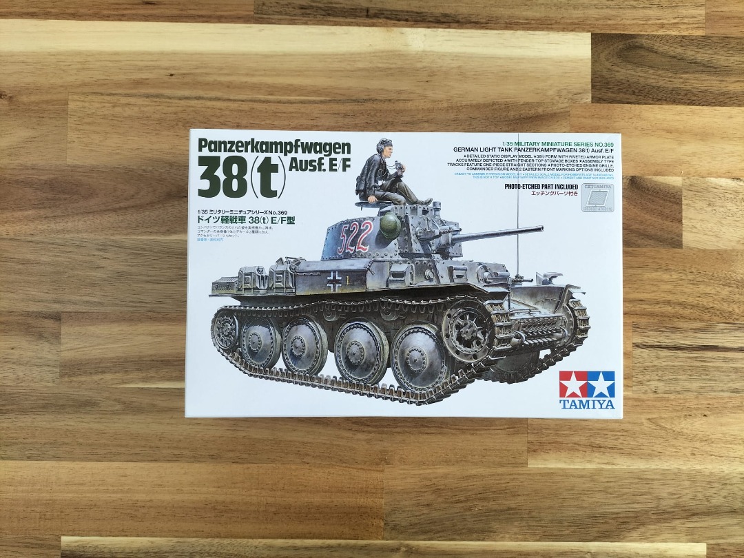 1/35 German Light Tank Panzerkampfwagen 38(t) ausf.e/F (35369), Hobbies ...
