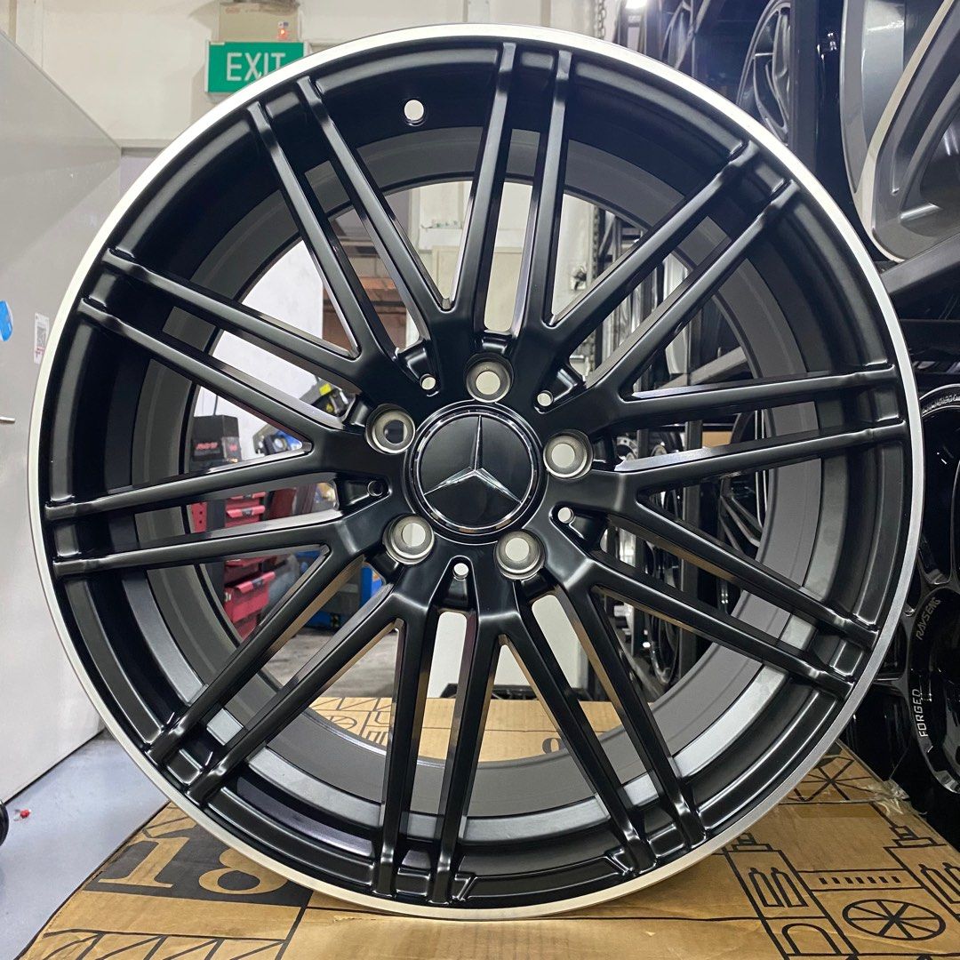 18" Mercedes Design Sport Rim, Car Accessories, Tyres & Rims on Carousell