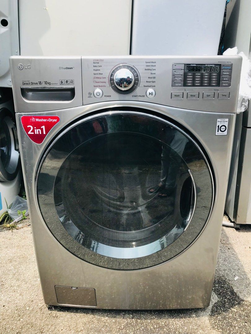 18kg washer + 10kg dryer, Furniture & Home Living, Cleaning & Homecare Supplies, Cleaning Tools ...