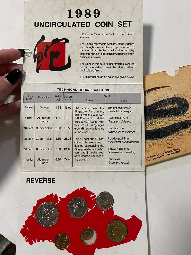 1989 Uncirculated Coin Set, Hobbies & Toys, Memorabilia & Collectibles ...