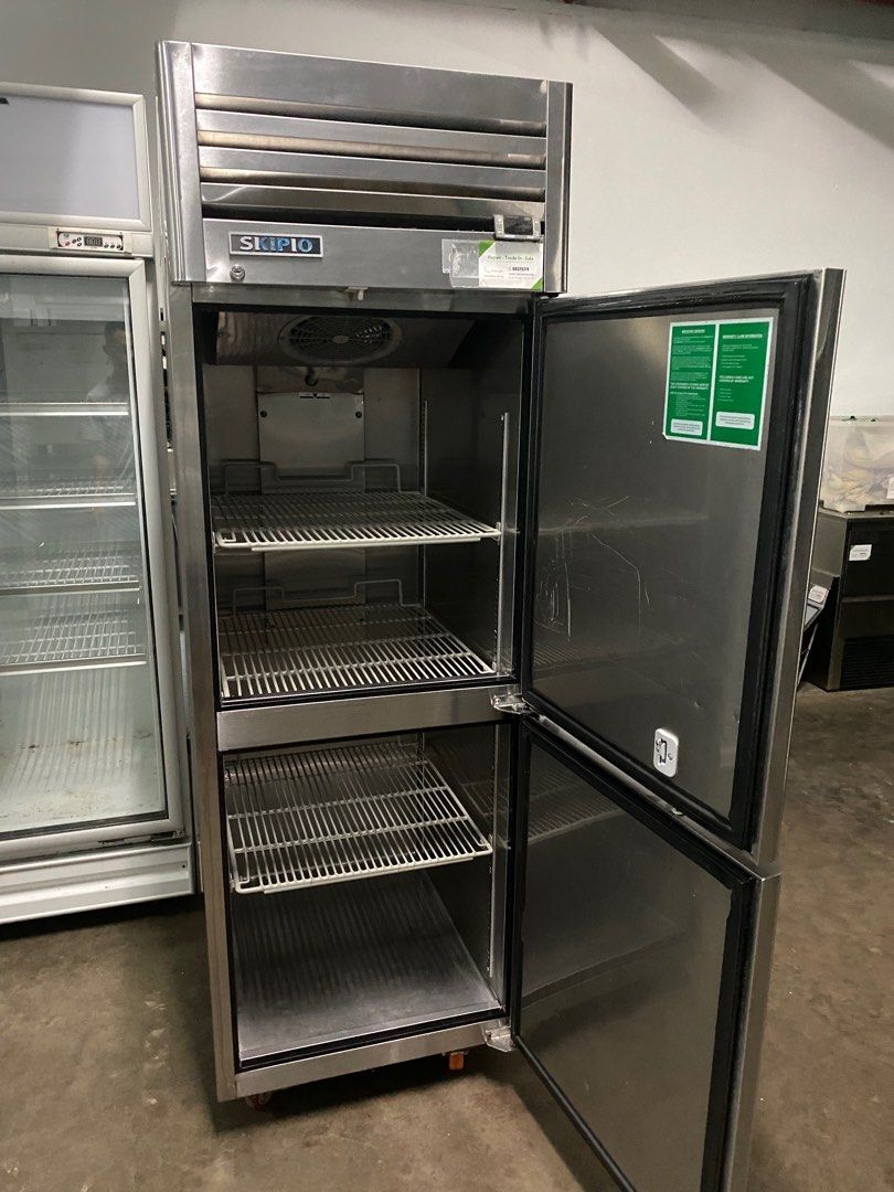 2 door upright chiller. Blower cooling. Free deliver and 3 months ...