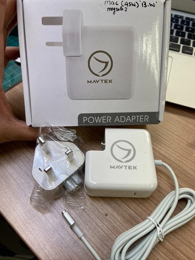 45W MAGSAFE 2 Power Adapter for MacBook Air/Macbook Pro, Computers ...