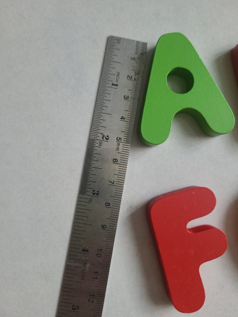 5 cm Wooden Alphabets For Toddlers, Hobbies & Toys, Toys & Games on ...