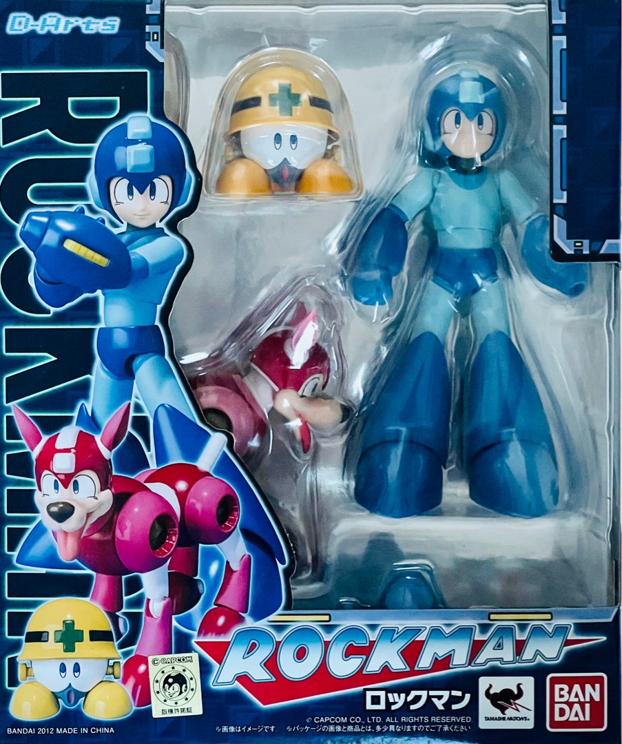 全新靚盒 Bandai D-Arts DArts Rockman Rock Man Megaman Mega Man 洛克人 Figure ...
