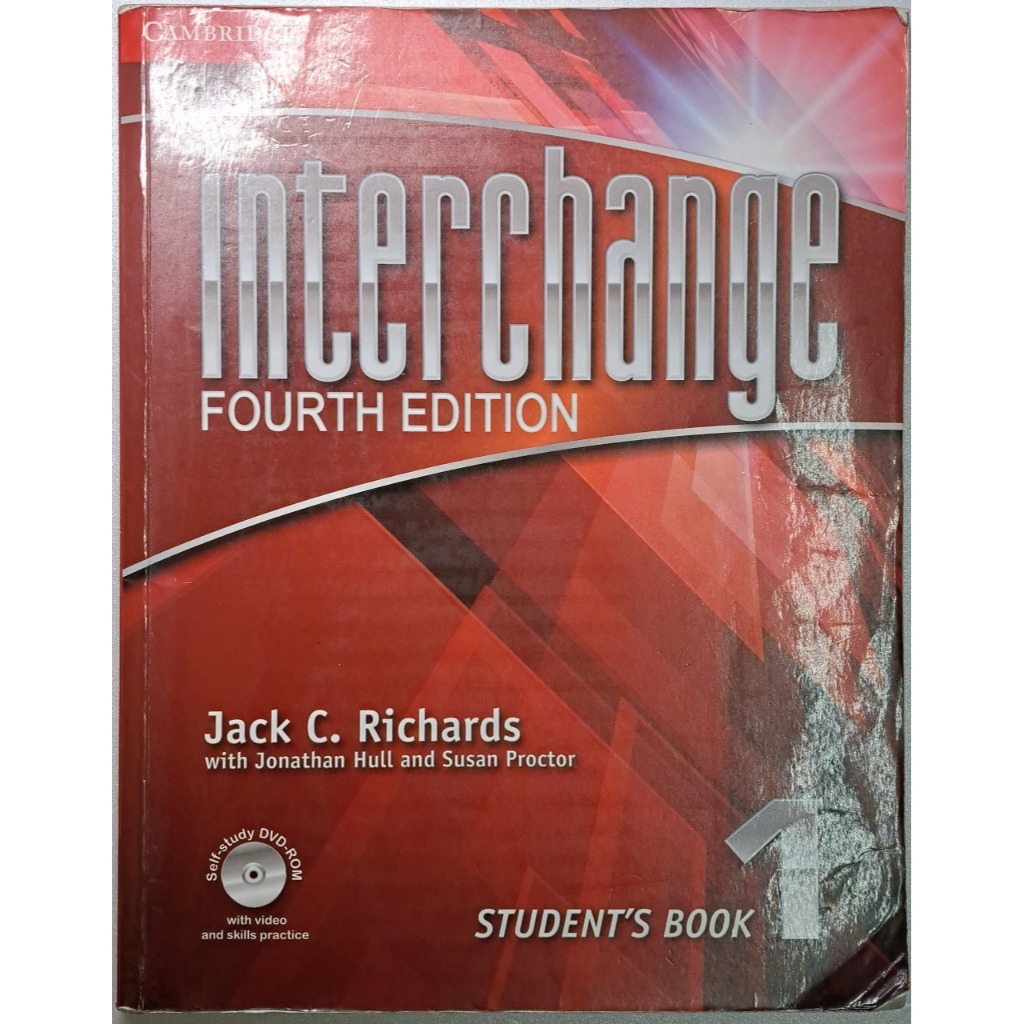 【現貨】 Interchange 1 Student's Book 附CD 英文課本 英語 大學 五專, 書籍、休閒與玩具, 書本及雜誌 ...