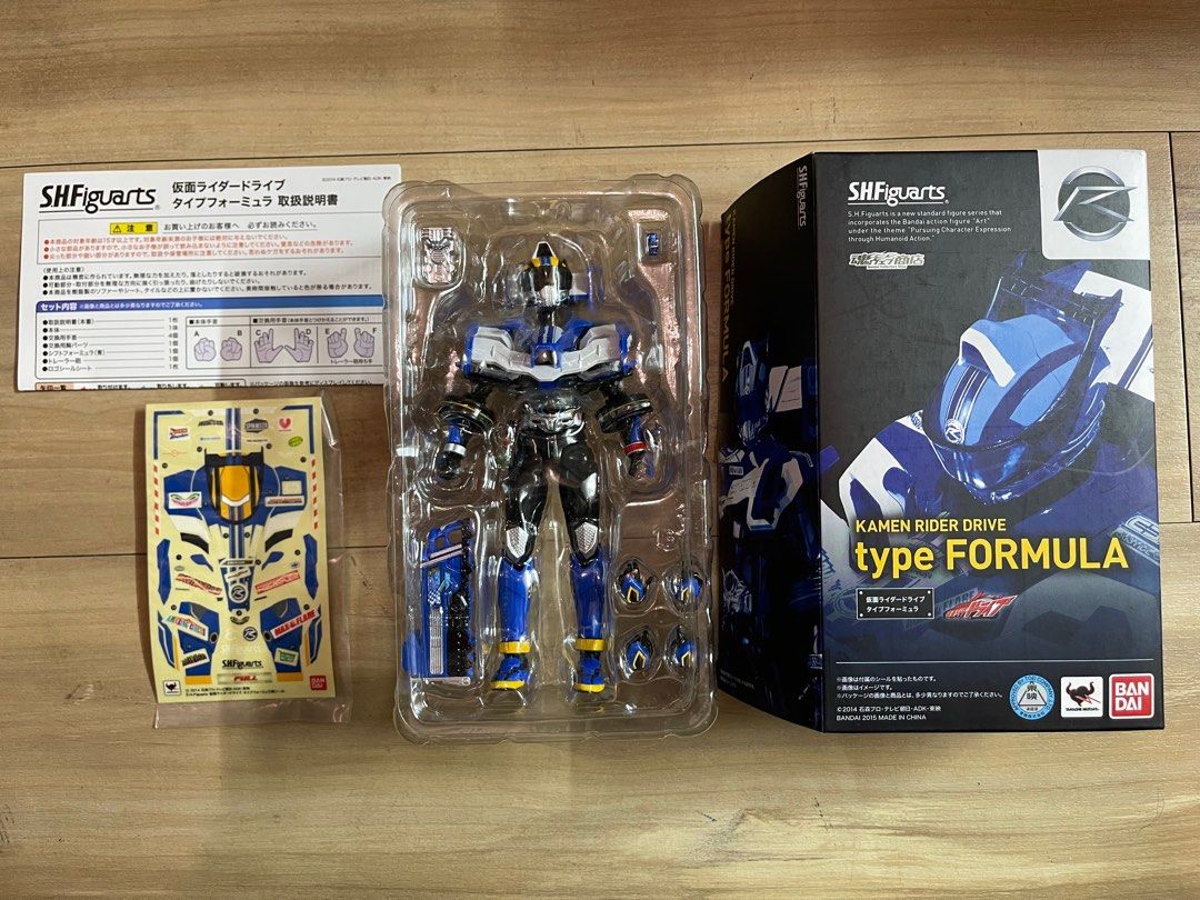 (中古) shf 幪面超人 假面騎士 kamen rider drive type formula, 興趣及遊戲, 玩具 & 遊戲類 ...