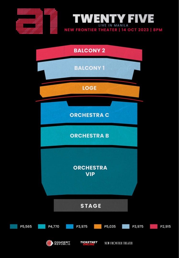 A1 TwentyFive Live in Manila 2023 Concert Tickets, Tickets & Vouchers ...