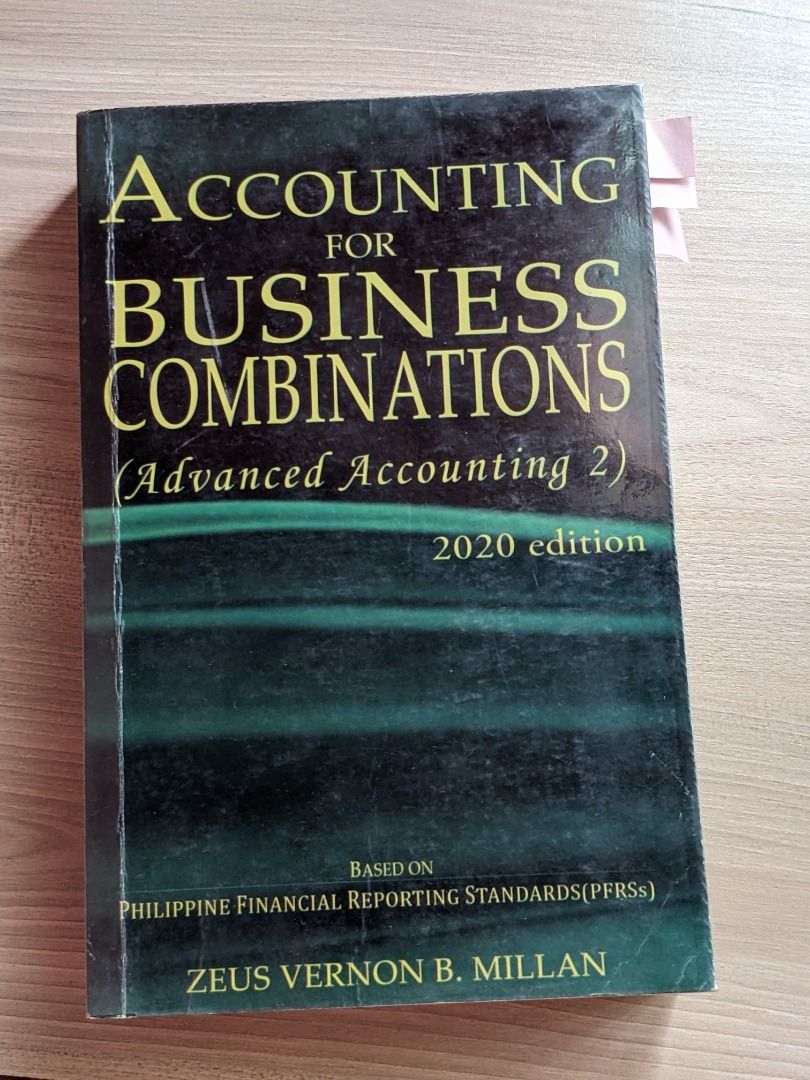 Accounting for Business Combinations 2020- Zeus Millan, Hobbies & Toys ...