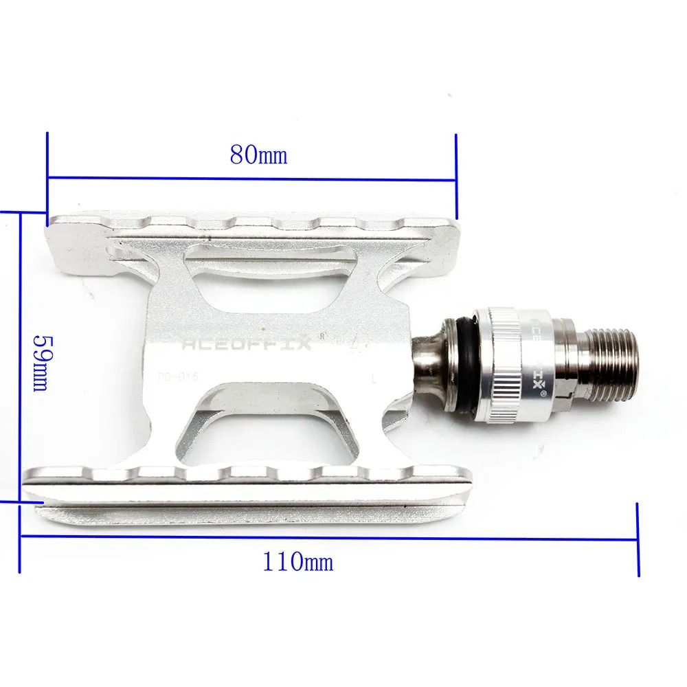 Aceoffix Quick Release Pedals PD-015 Titanium Axle Aluminum QR Pedal ...