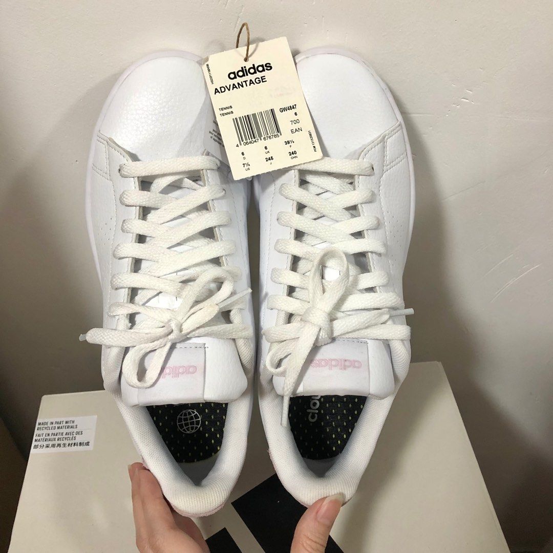 Adidas Lifestyle Advantage Shoes Women White GW4847, Women's Fashion ...