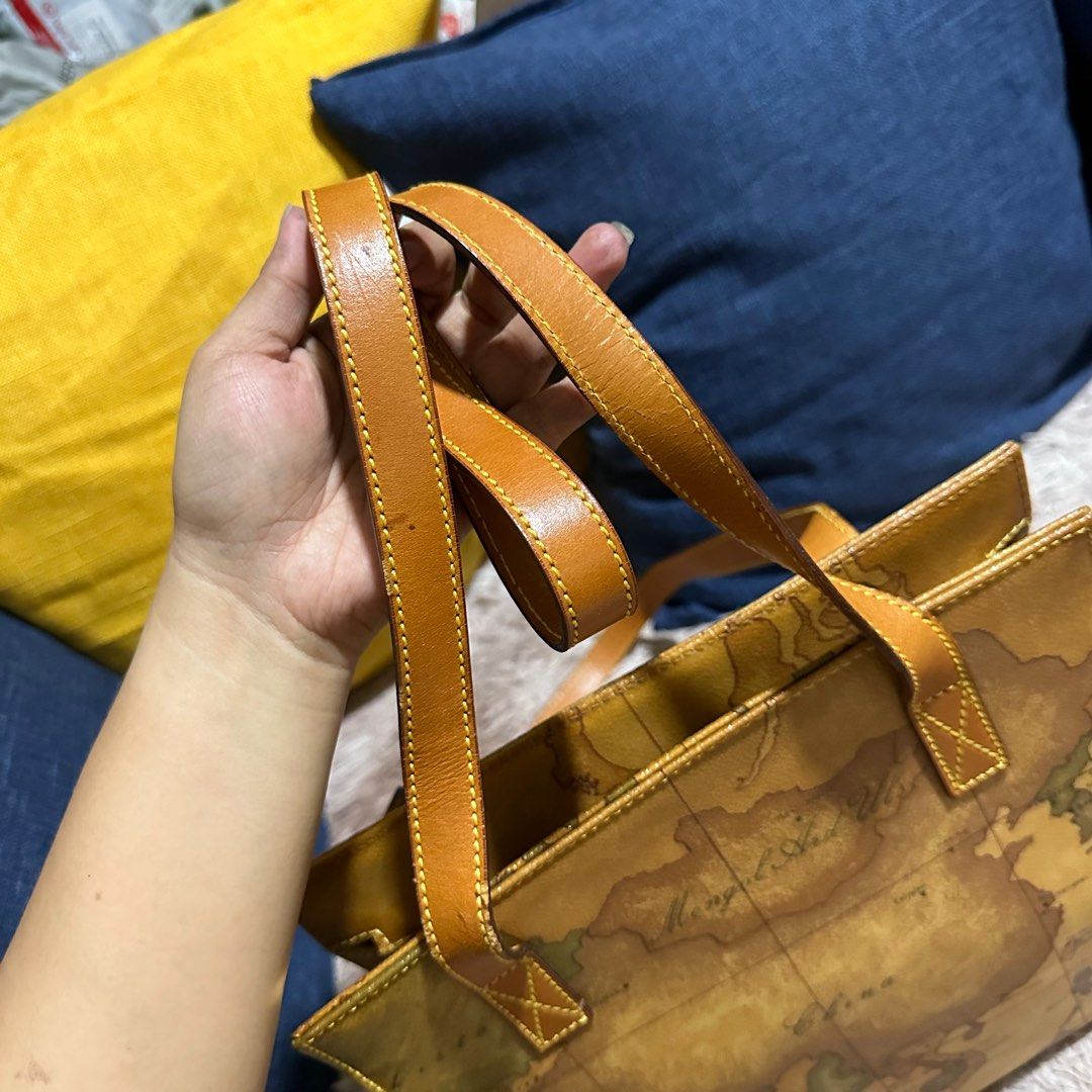 ALVIERO MARTINI MAP BAG, Women's Fashion, Bags & Wallets, Tote Bags on ...