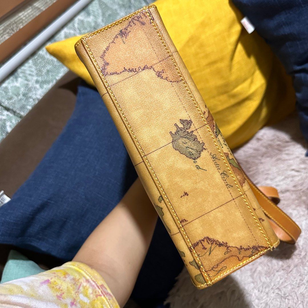 ALVIERO MARTINI MAP BAG, Women's Fashion, Bags & Wallets, Tote Bags on ...
