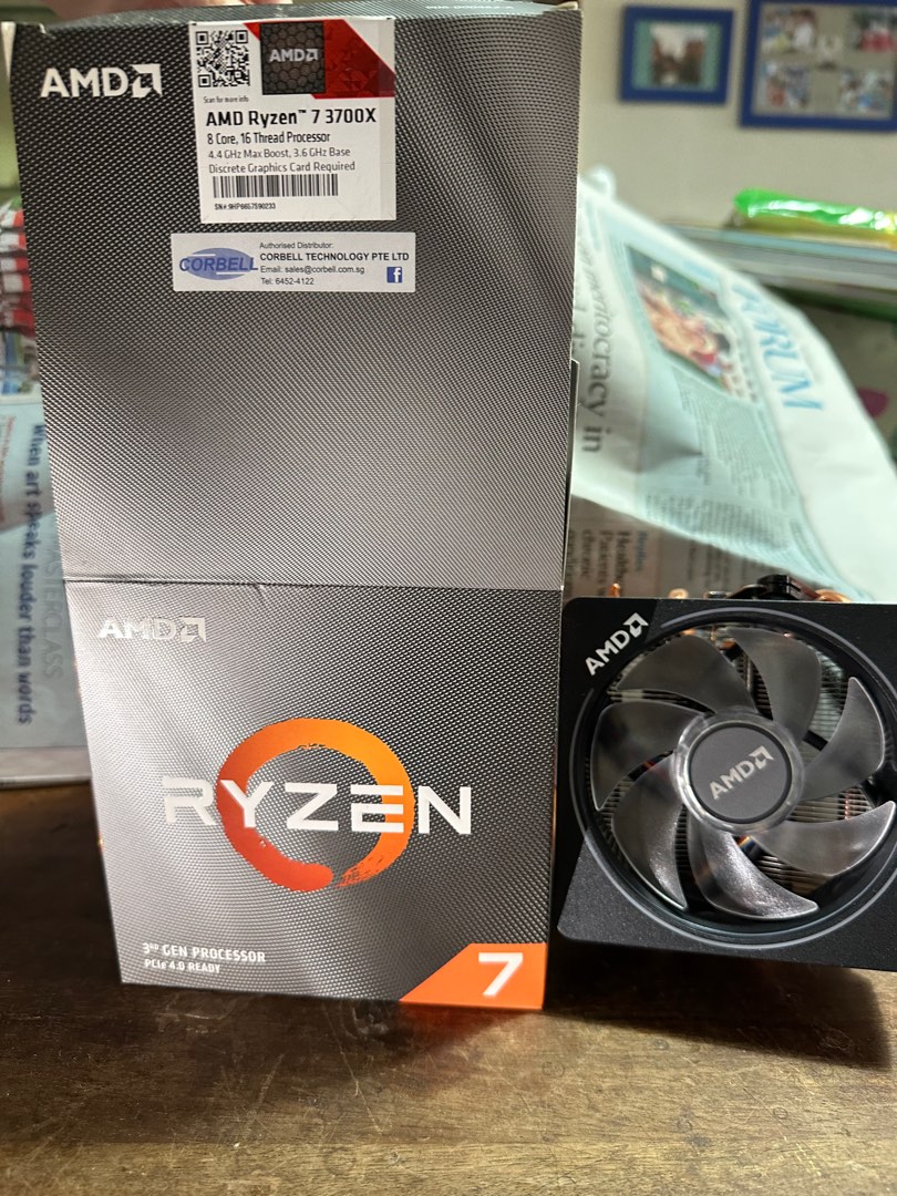 AMD Ryzen cpu cooler, Computers & Tech, Parts & Accessories, Computer ...