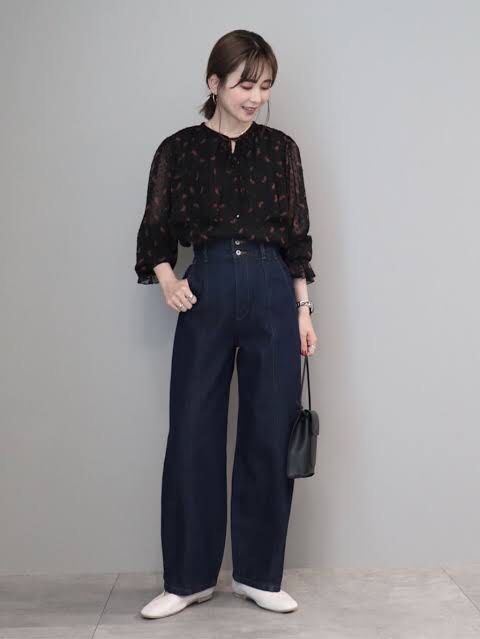 American Holic Japan Wideleg Denim Trouser, Women's Fashion, Bottoms ...