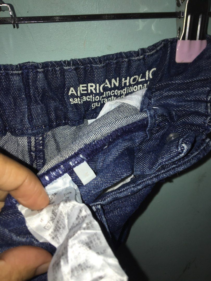 American Holic Japan Wideleg Denim Trouser, Women's Fashion, Bottoms ...