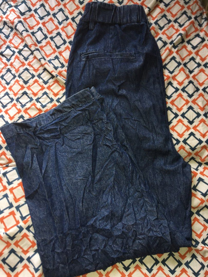 American Holic Japan Wideleg Denim Trouser, Women's Fashion, Bottoms ...