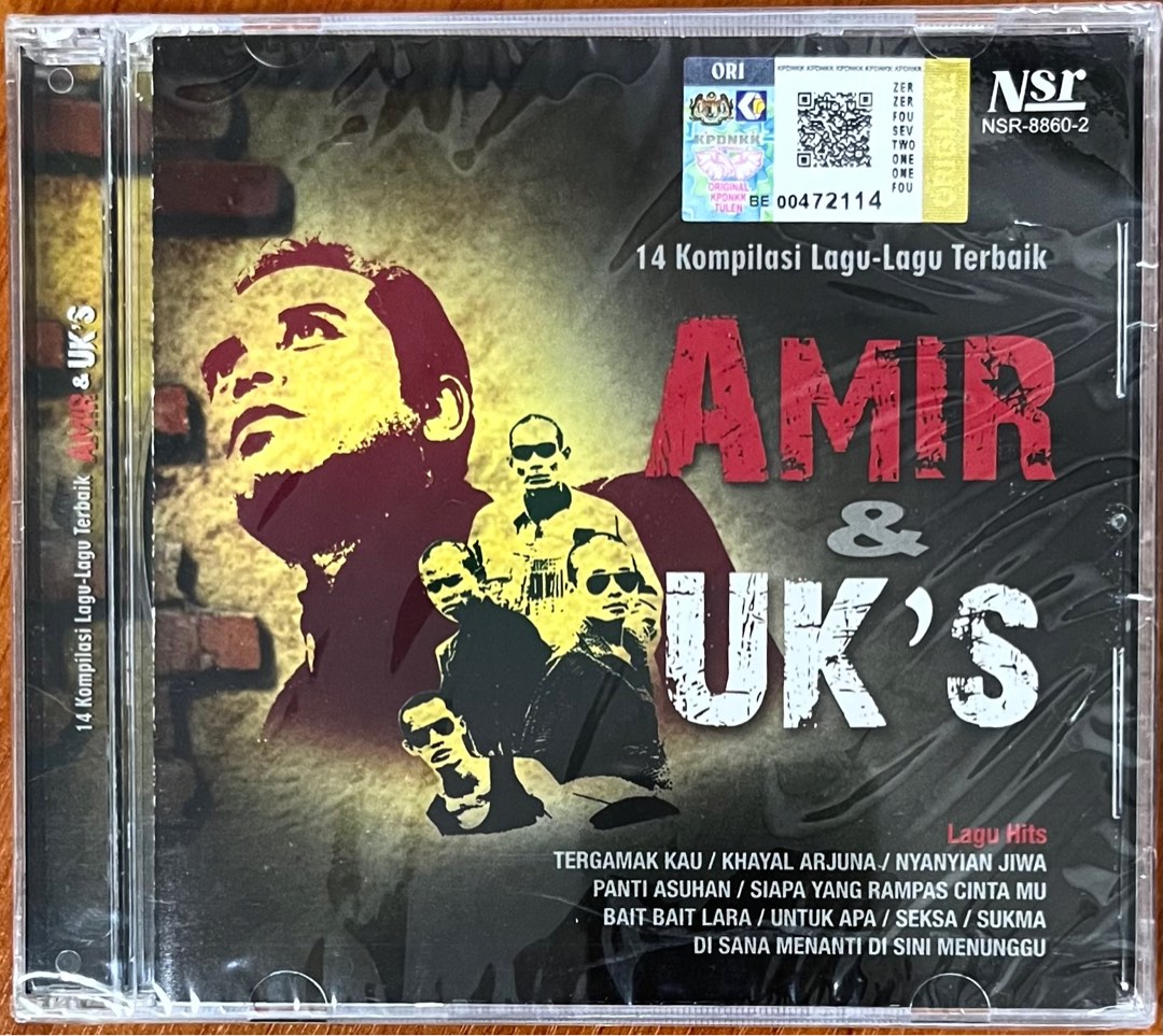 AMIR & UK'S (UKAYS) - AMIR & UK'S (UKS) - 14 Kompilasi Lagu2 Terbaik (Tergamak Kau / Seksa / Di ...