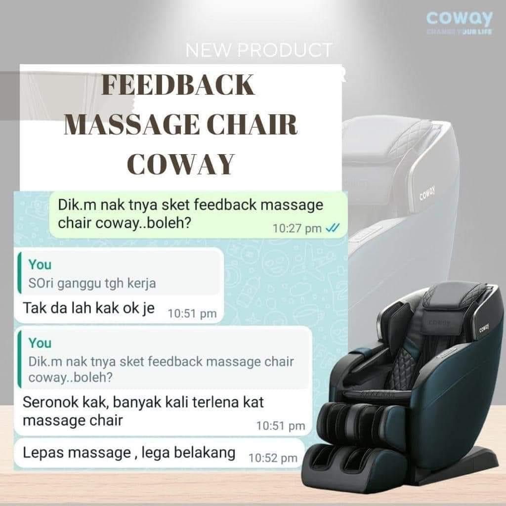 Ansuran Kerusi Urut Coway, Health & Nutrition, Massage Devices on Carousell Ansuran Kerusi Urut Coway, Health & Nutrition, Massage Devices on Carousell