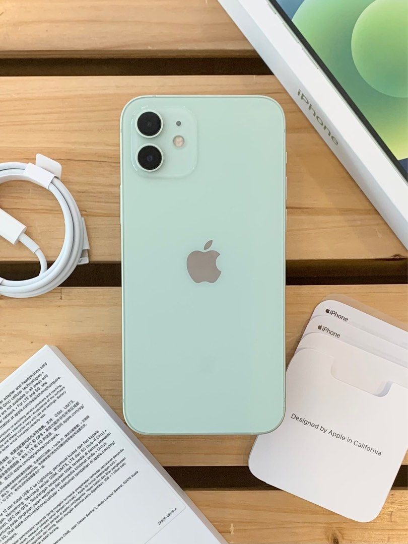 Apple iPhone 12 128GB Green Full Set w/ Box #F12 XY, Mobile Phones ...