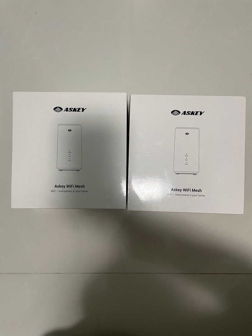 Askey Wifi Mesh Set of 2, TV & Home Appliances, Electrical, Adaptors ...