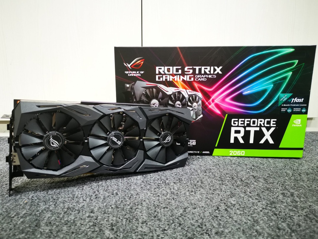 ASUS ROG STRIX GeForce RTX 2060 6GB OC, Computers & Tech, Parts ...