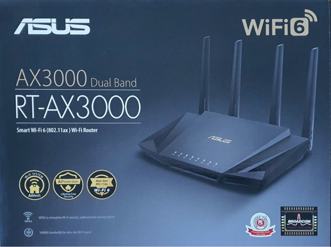 Asus Router AX3000, Computers & Tech, Parts & Accessories, Networking ...