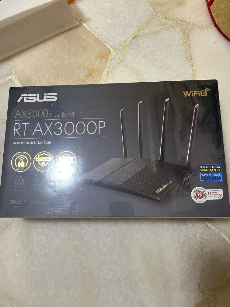 ASUS Router AX3000 RT-AX3000P, Computers & Tech, Parts & Accessories ...