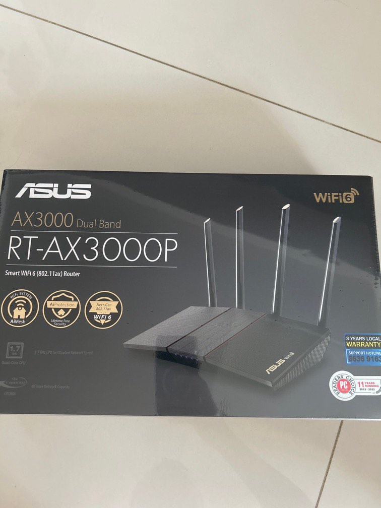 ASUS RT-AX3000P Smart WiFi 6 Router, Computers & Tech, Parts & Accessories, Networking on Carousell