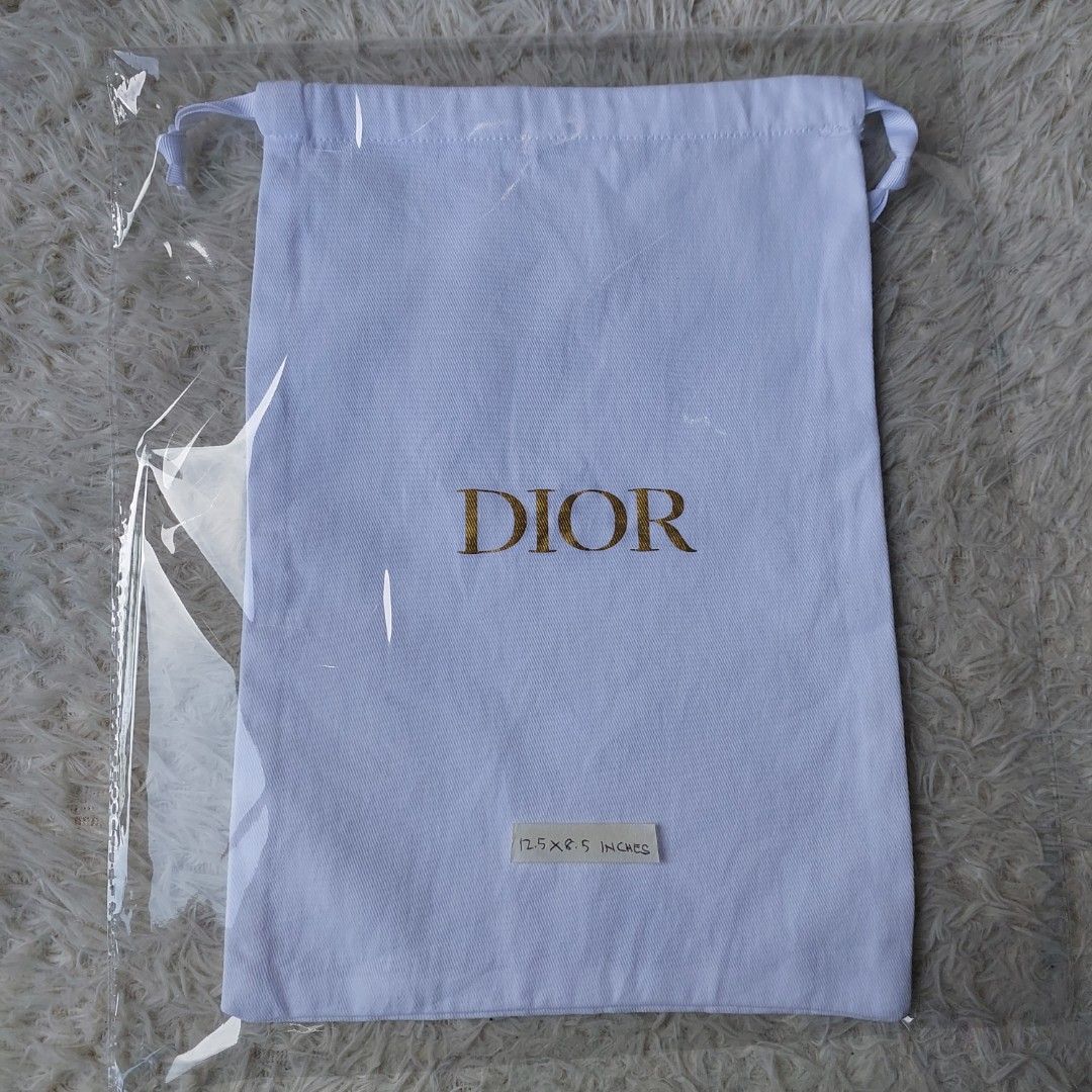 Authentic Christian Dior dust bag 12.5x8.5 inches, Luxury, Bags & Wallets on Carousell