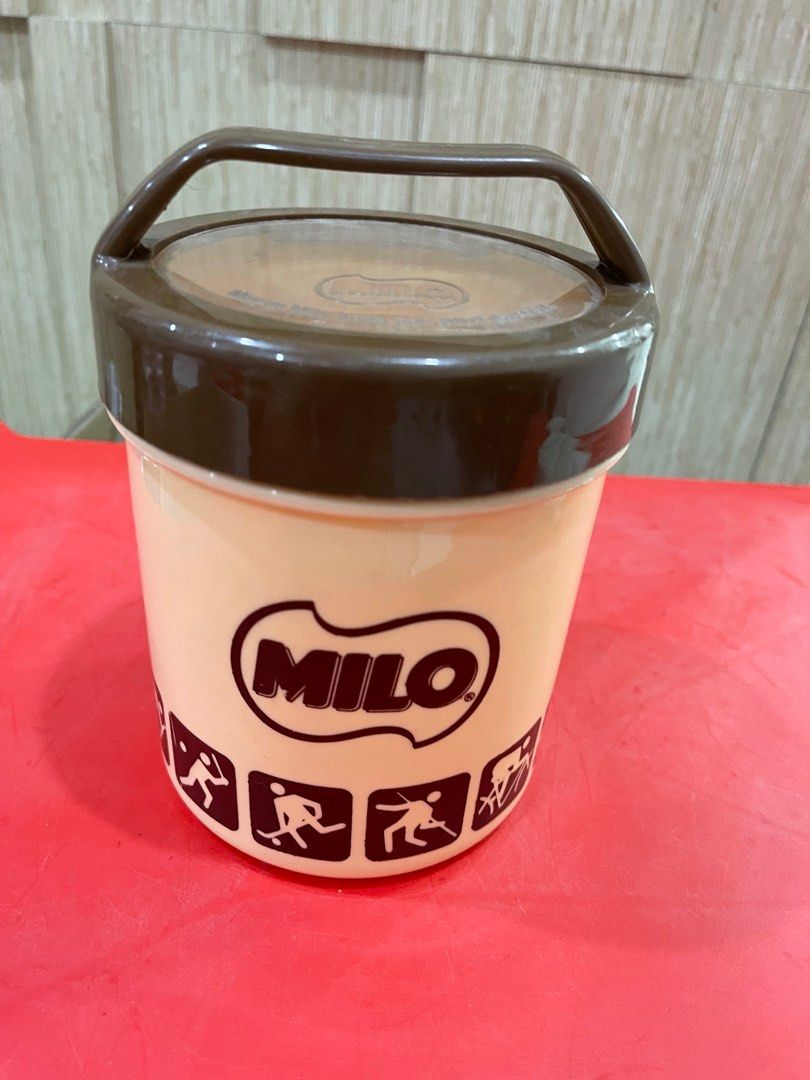 Authentic Limited Edition Milo Round shape container, Hobbies & Toys ...