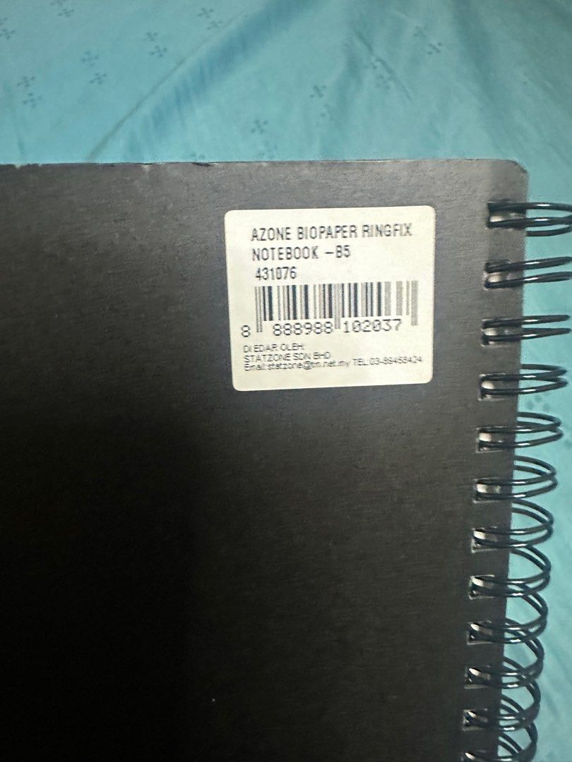 Azone Biopaper Ringfix Notebook B5 size, Hobbies & Toys, Stationery ...