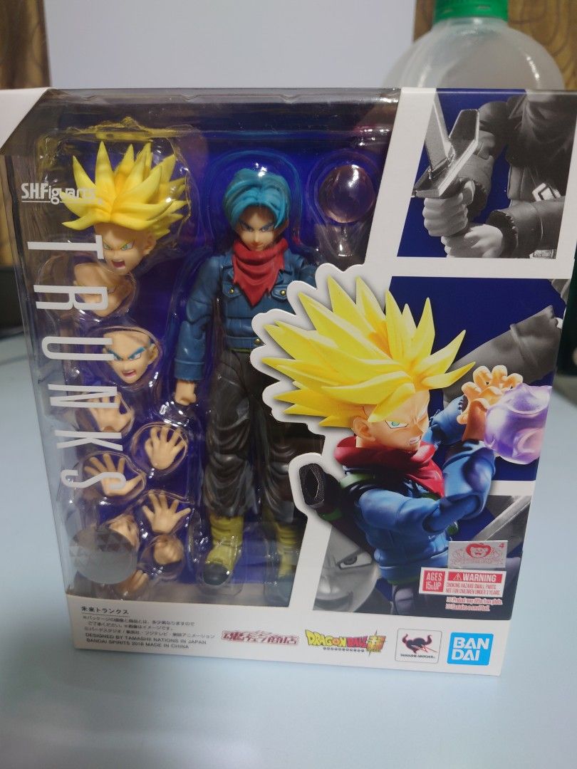 Bandai shf figuarts dragon ball dragonball super saiyan trunks, Hobbies & Toys, Toys & Games on ...