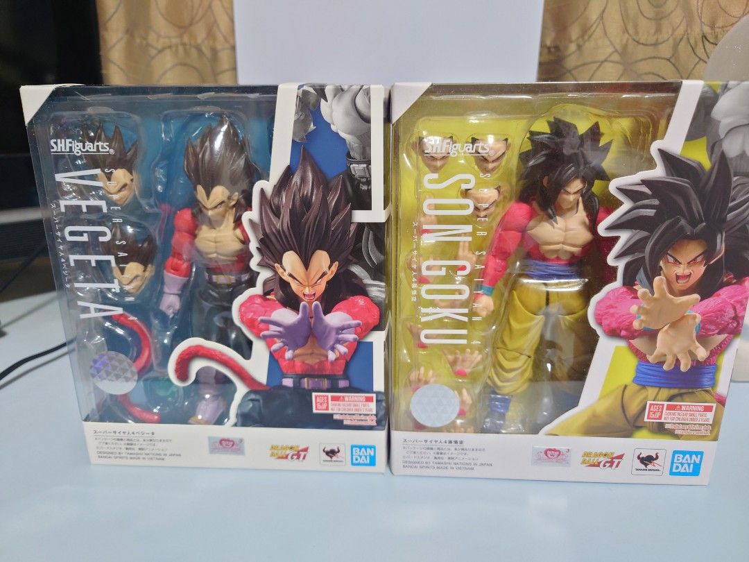 Bandai shf figuarts dragonball dragon ball GT super saiyan 4 son goku gokou vegeta, Hobbies ...