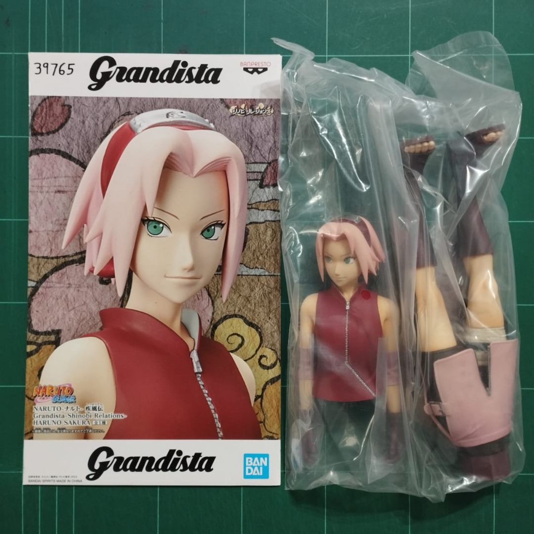 BANPRESTO 39765 NARUTO SHIPPUDEN GRANDISTA -SHINOBI RELATIONS- HARUNO SAKURA, Hobbies & Toys ...