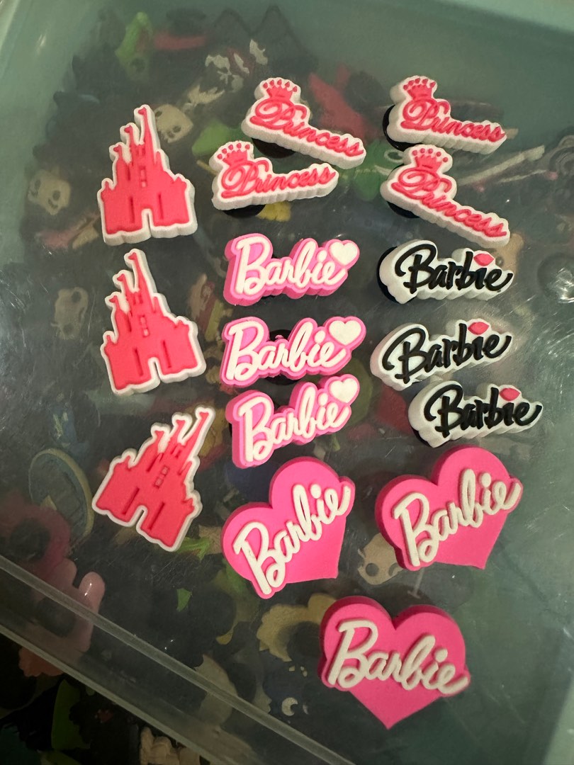 Barbie / Princess / Girls / Castle Crocs Jibbitz, Women's Fashion ...