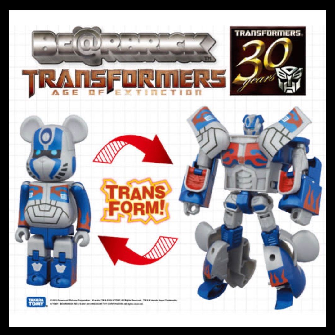 Bearbrick 200% Transformer special Edition nemesis prime/Optimus prime, Hobbies & Toys, Toys ...