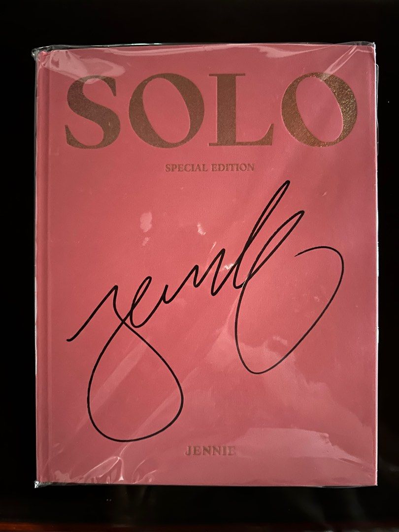 Blackpink Jennie Signed Album, Hobbies & Toys, Memorabilia & Collectibles, Fan Merchandise on ...