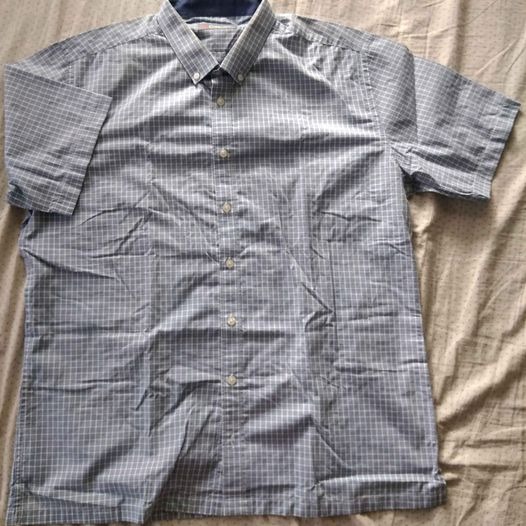 Blue Checkered Polo (Criterion), Men's Fashion, Tops & Sets, Tshirts ...