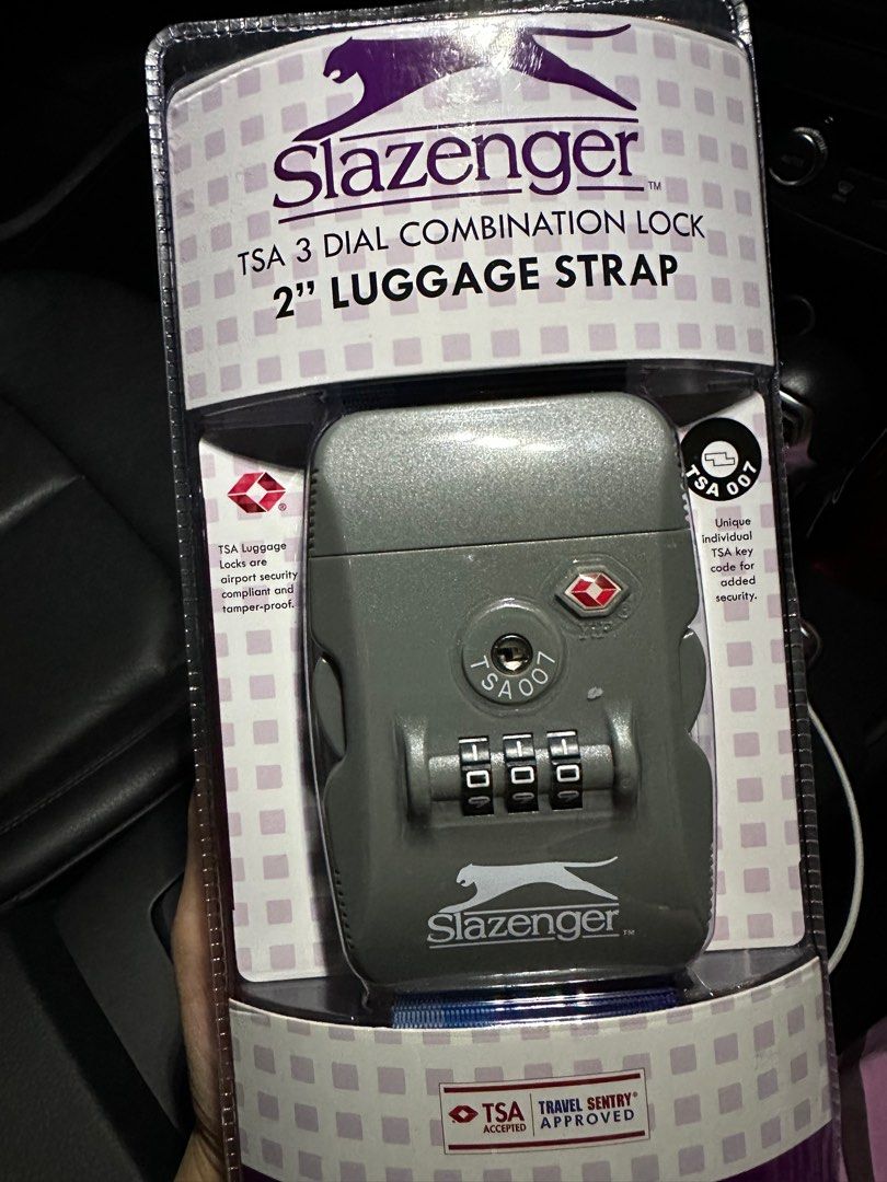 BNIB luggage strap with TSA lock, Hobbies & Toys, Travel, Travel ...