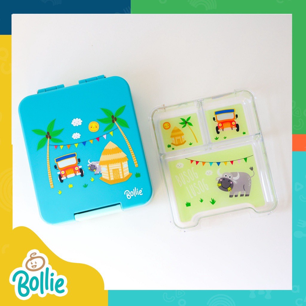 Bollie | 3-Compartment Bento Lunch Box, Babies & Kids, Nursing ...