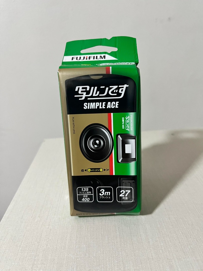 Brand New Fujifilm Simple Ace Disposable Cameras, Photography, Cameras ...